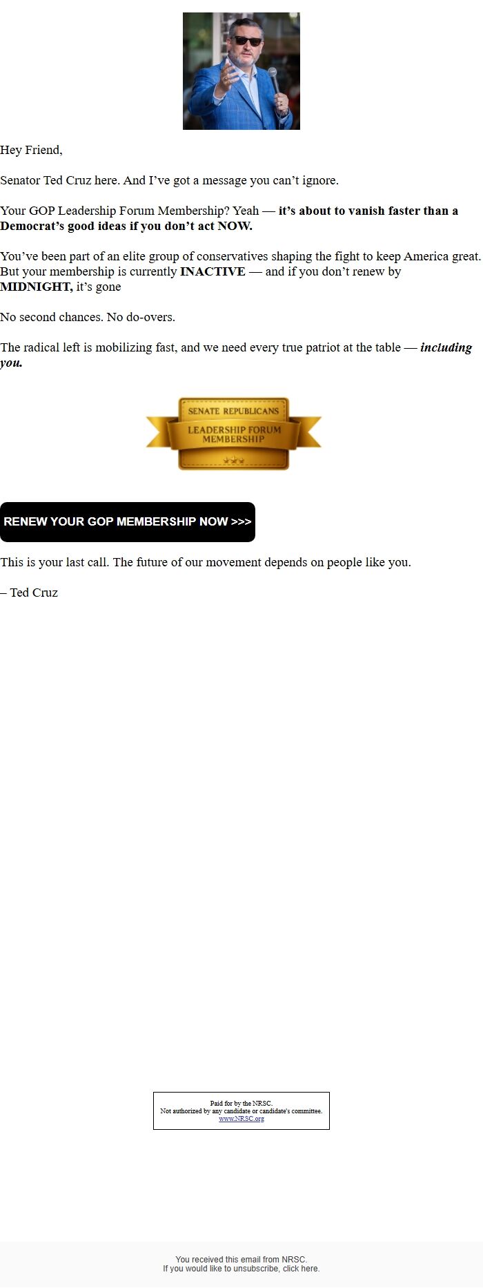 Subject: Your GOP Forum Membership is about to vanish - Archive of ...